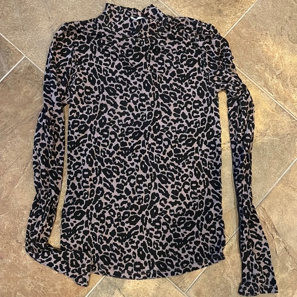Free People | Tops | Free People Mock Turtleneck With Exposed Buttons ...